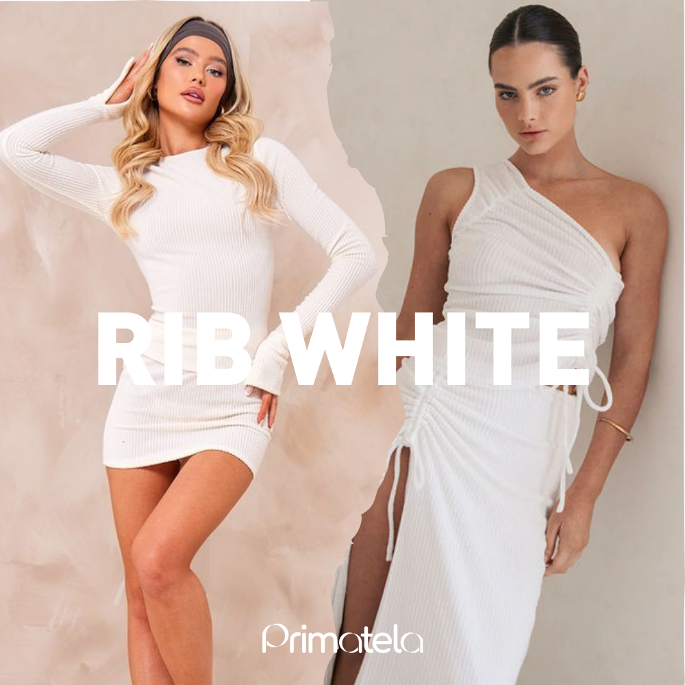 RIB WHITE - Primatela® - Telas Colombia